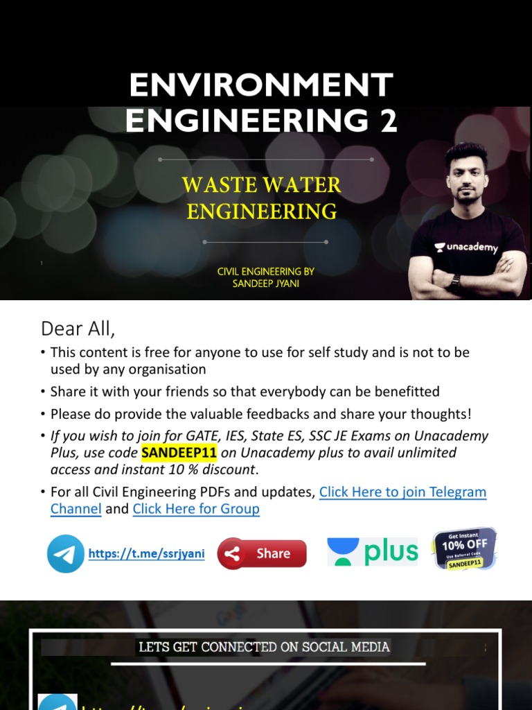 Env Engg 2 | Download Free PDF | Sewage Treatment | Water Pollution