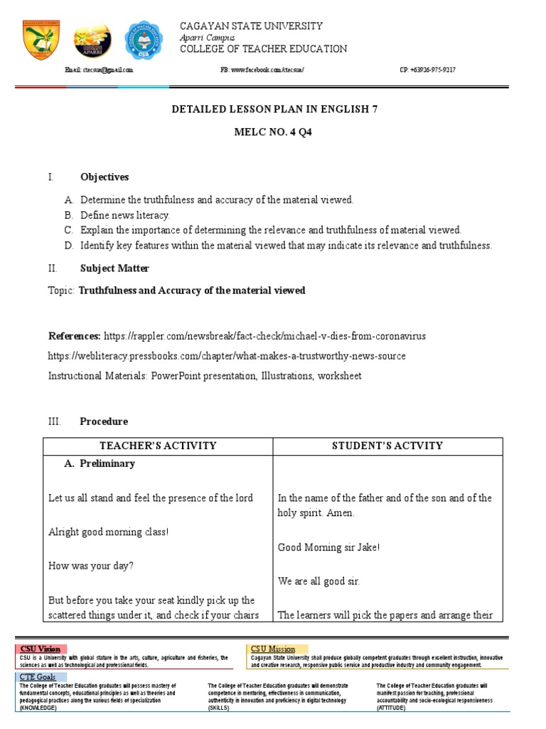 truthfulness-DLP LOCAL JAKE JUANAY | PDF | Teacher Education | Mentorship