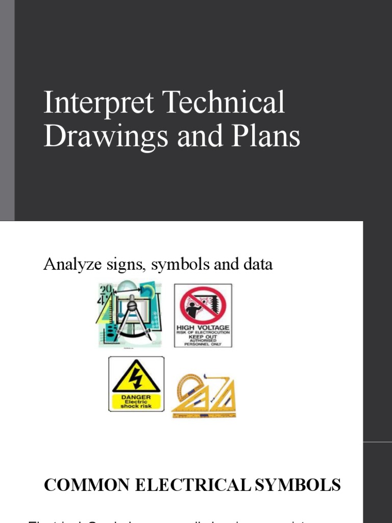 Interpret Technical Drawings and Plans | PDF | Technology & Engineering