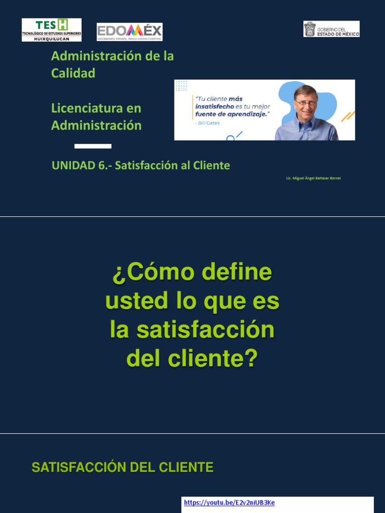 Calidad en El Servicio 2016 | PDF | Calidad (comercial) | Cliente