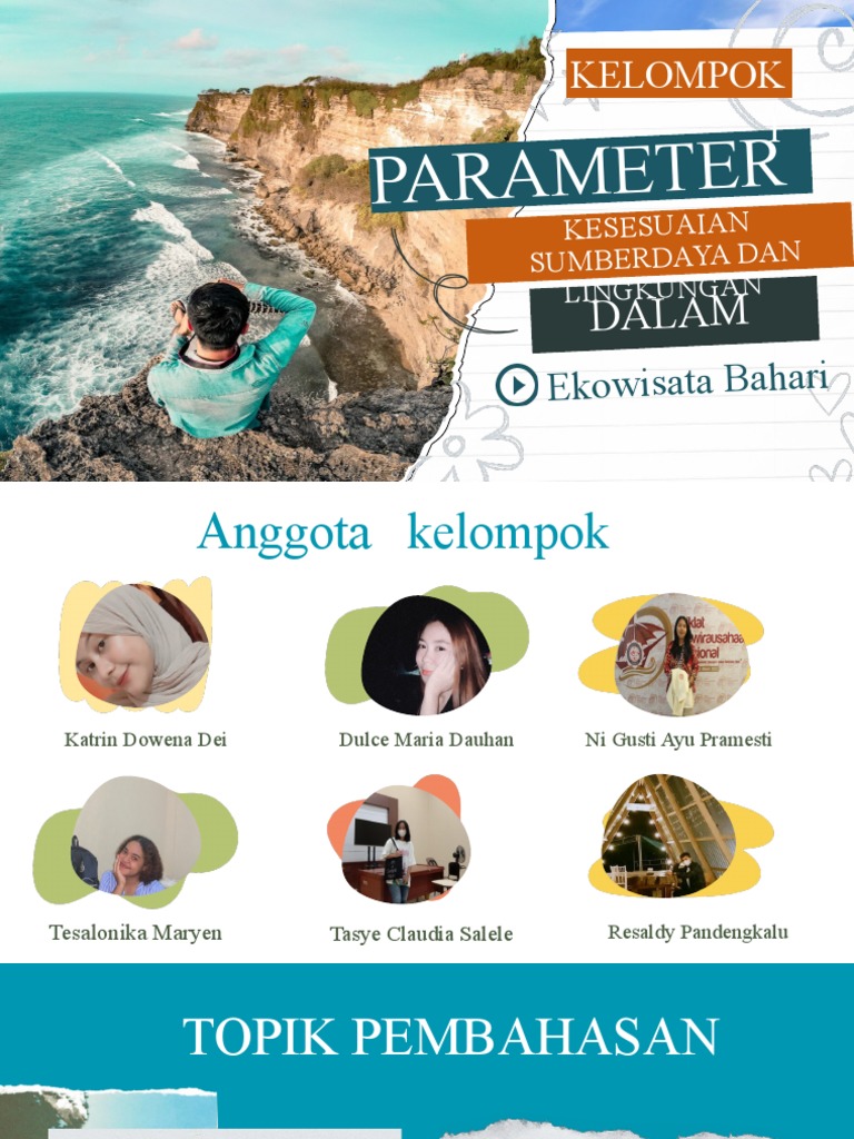 KELOMPOK 1 PPT EKOWISATA PERAIRAN | PDF