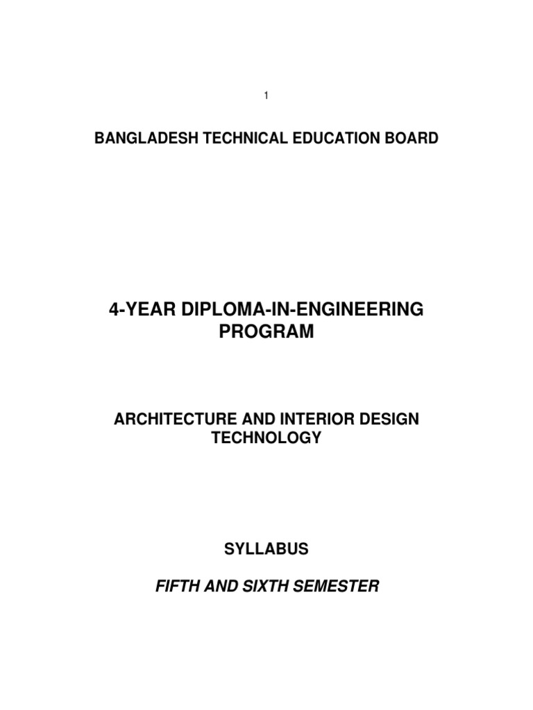 Architecture and Interior Design Technology | PDF | Surveying | Beam (Structure)