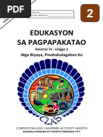 EsP2 Q2 Mod5 Malasakit Sa Kasapi NG Paaralan at Pamayanan v2 | PDF