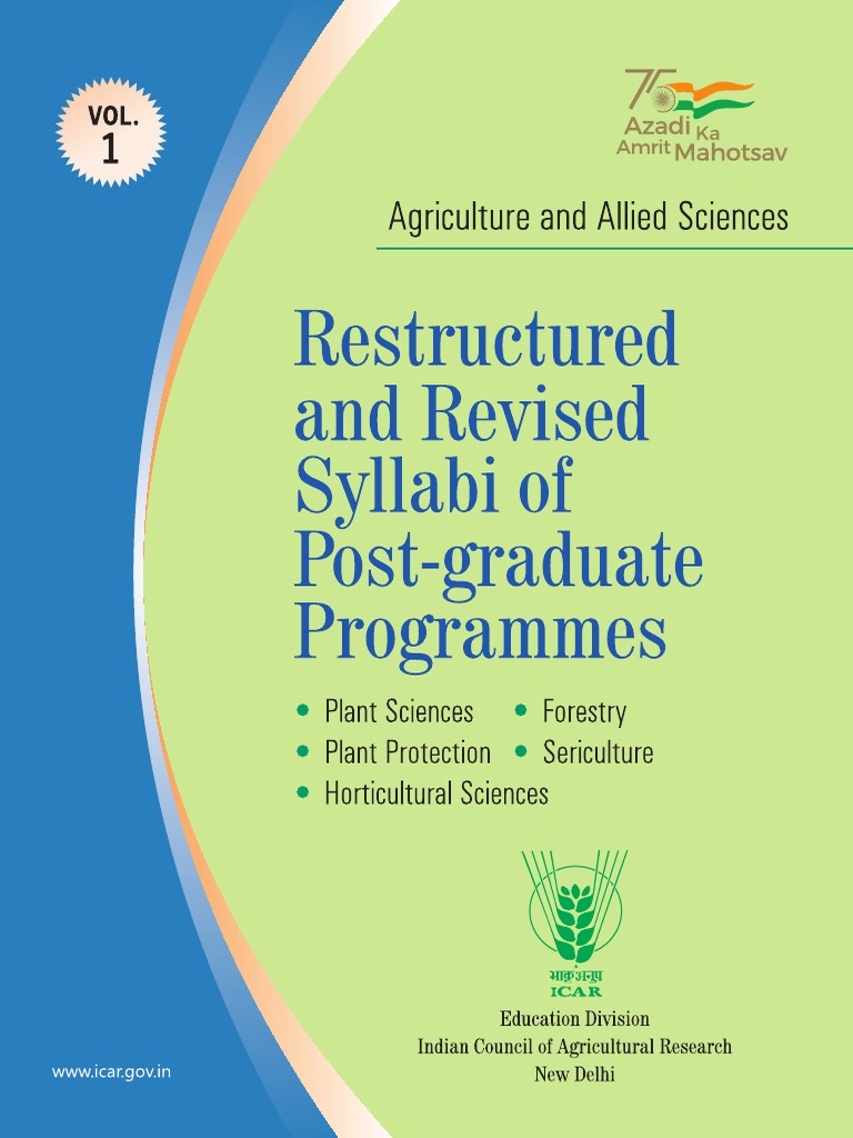 PG Syllabi Vol 01 | PDF | Course Credit | Libraries