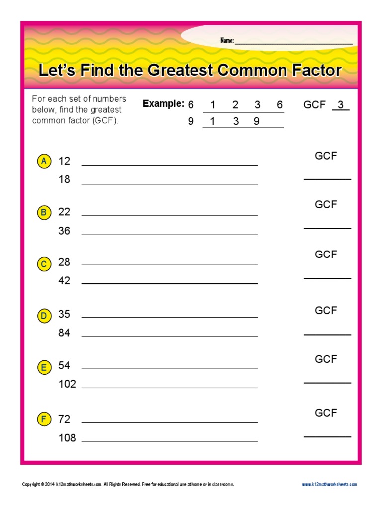 Whats The Greatest Common Factor | PDF | Intellectual Property Law ...