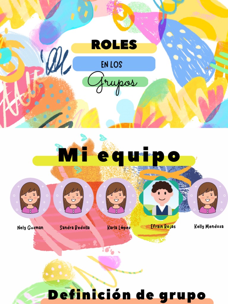 Tipos y Roles en Grupos de Trabajo | PDF