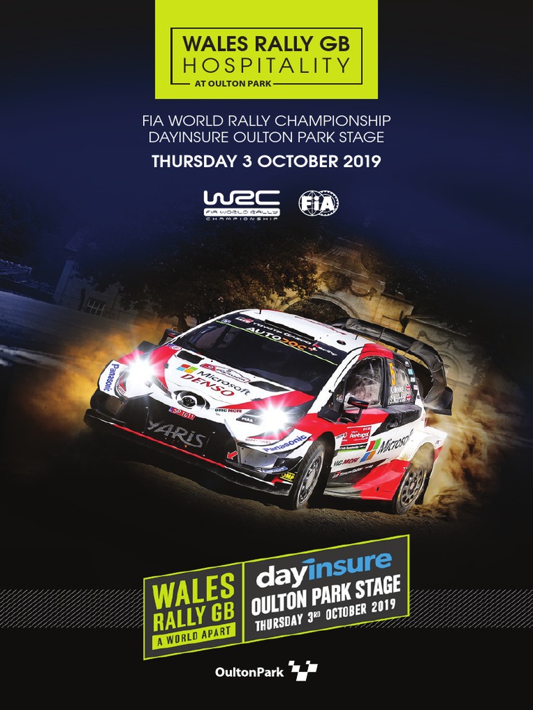 WRC OP Hospitality Brochure - Lo | PDF | Auto Racing | Foods