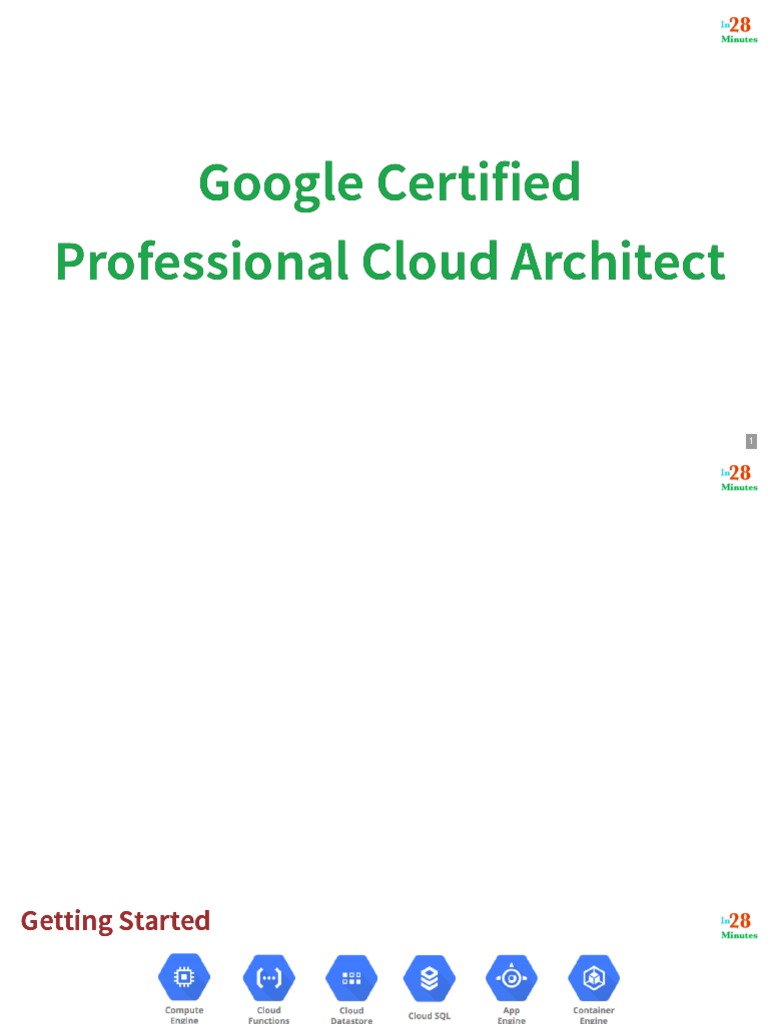 Google Certified Professional Cloud Architect | PDF | Hypertext ...
