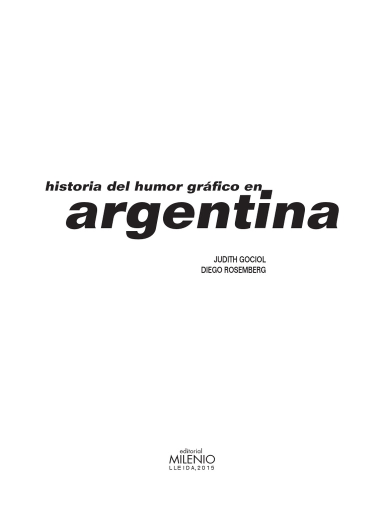 Historia Del Humor Grafico en Arg | PDF | Humor | Caricatura