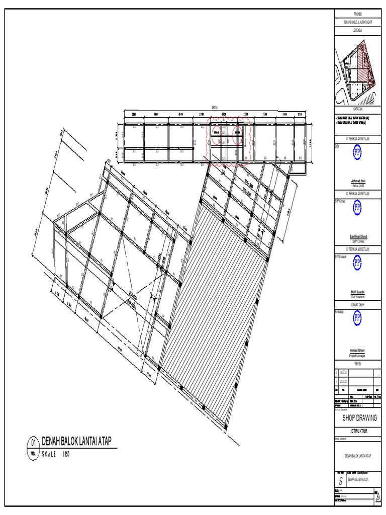 Denah Balok Atap | PDF