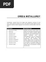 List of Important Metals and Their Ores With Chemical Formulas PDF ...