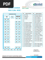 Denah Kursi Bus 50 Seat 2-2 | PDF