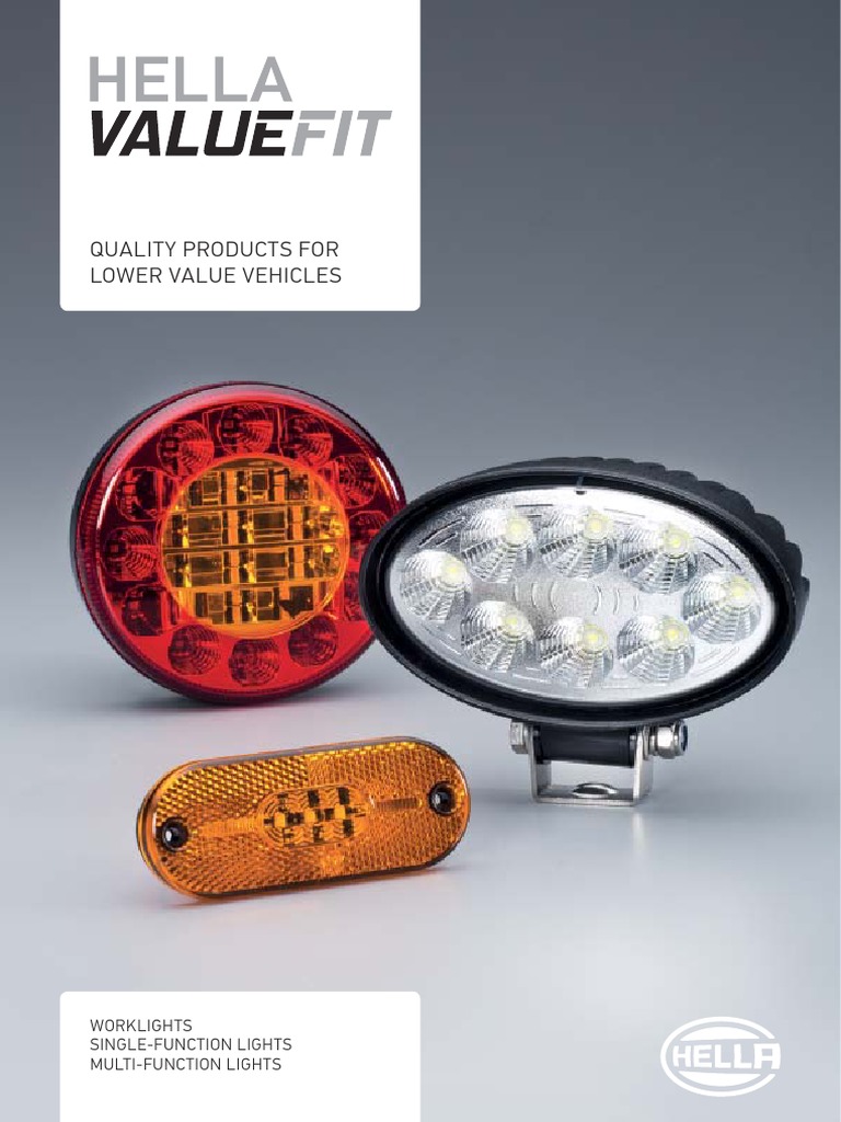HELLA ValueFit EN | PDF | Light Emitting Diode | Electrical Connector