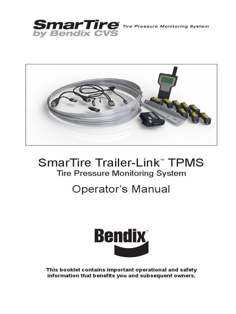 BENDIX Trailer-Link Operators Manual BW2920 | PDF | Tire | Electrical ...