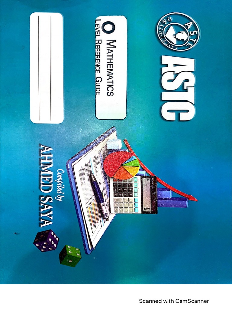 ASTC Math Revision Booklet | PDF