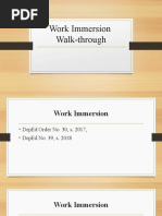 MODULE 1 Work Immersion | PDF | Learning | Employment