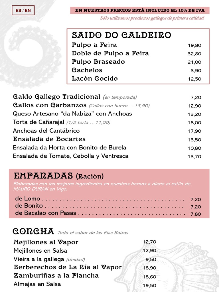 Carta Pulperia | PDF | Helado | Comida y bebida