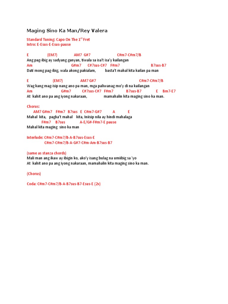 Maging Sino Ka Man | PDF