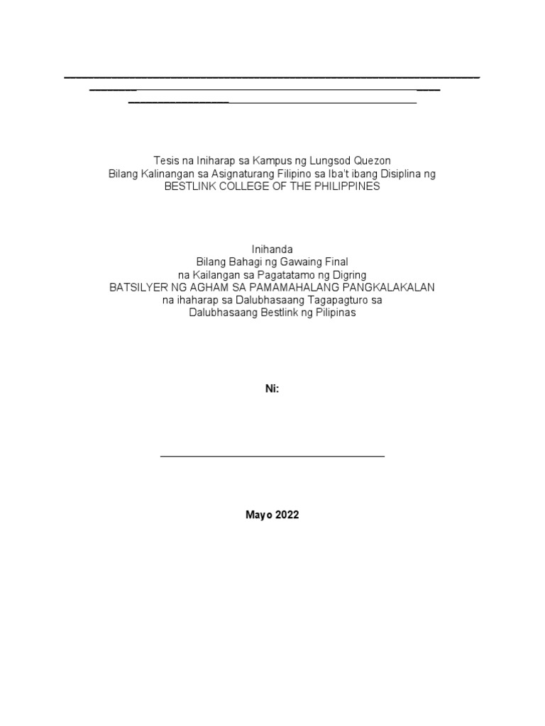 KABANATA 1 Template 2 | PDF