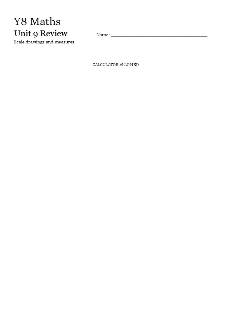 Y8 Unit 9 | PDF | Triangle | Elementary Geometry