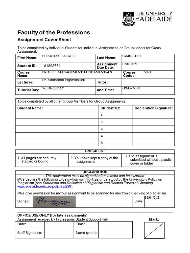 Pmbok Assign 1 | Download Free PDF | Power (Physics) | Sustainable Technologies