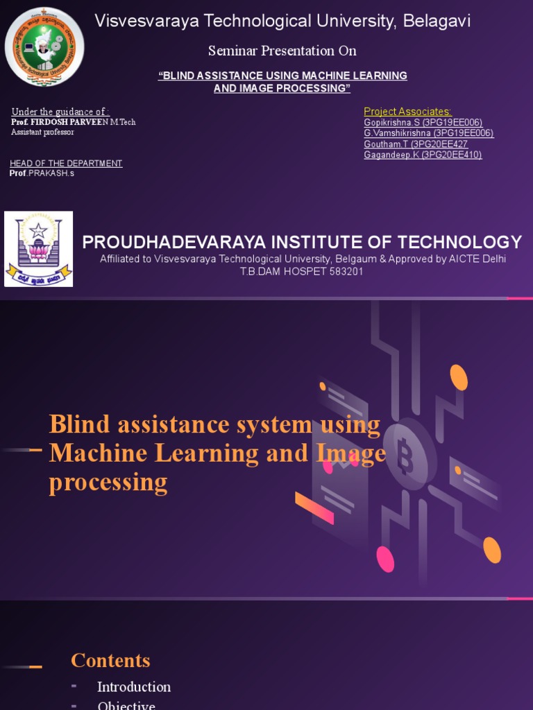 Blind Assistance with ML & Image Processing | PDF | Raspberry Pi ...
