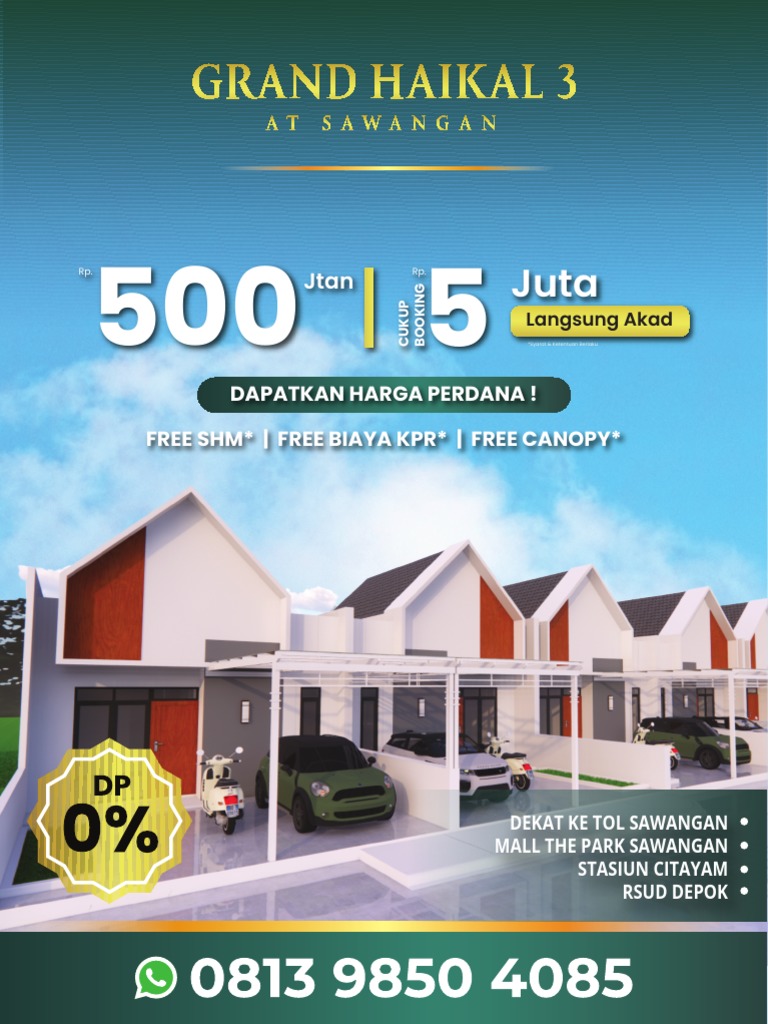 Banner Promo BSI untuk Booking Rumah | PDF