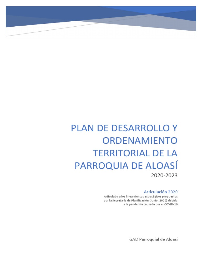Pdot Aloasie Final 2021 | PDF | Planificación