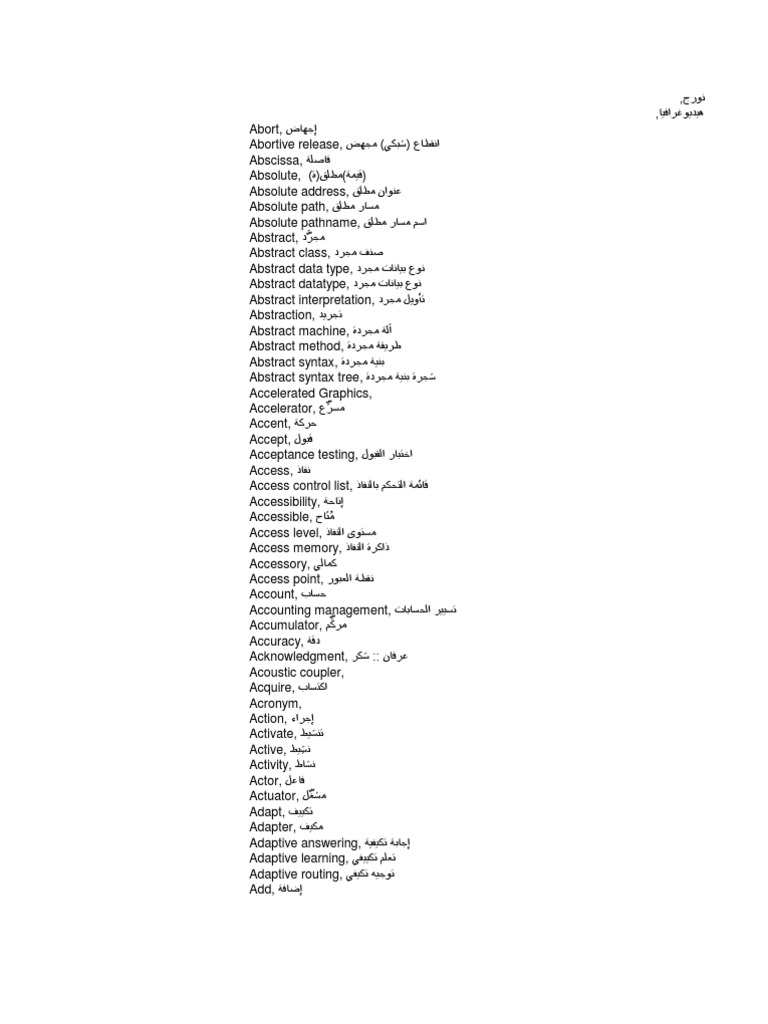 Technical Dictionary Pdf