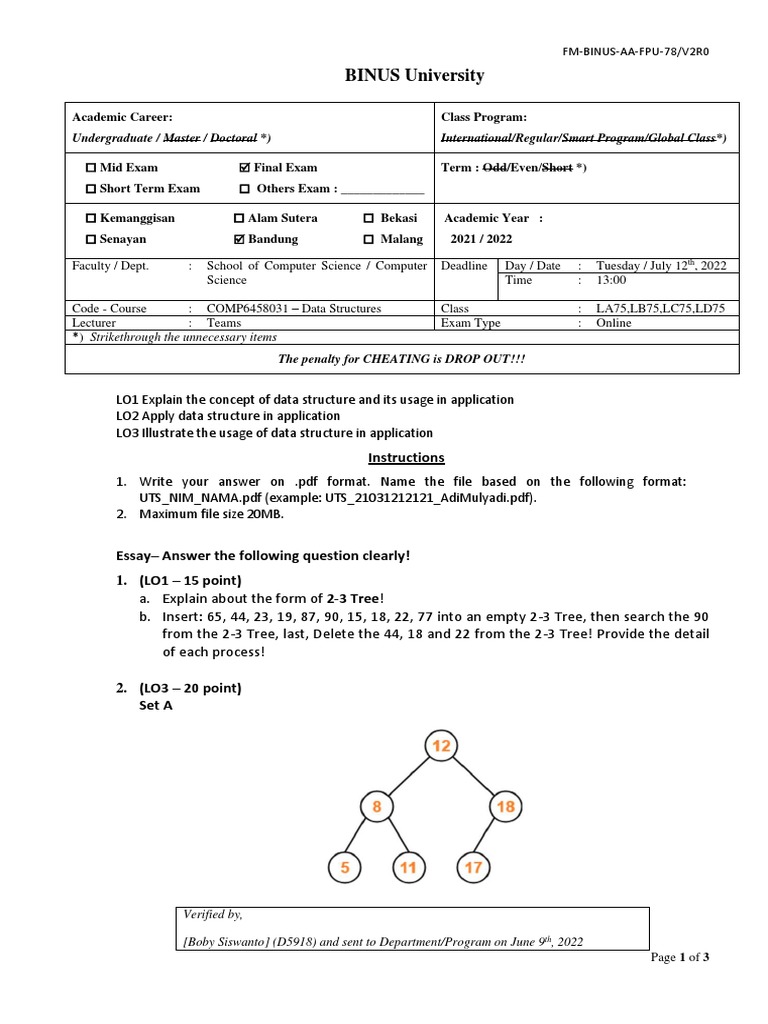 Struktur Data 12 Juli Pdf Computer Science Computer Programming