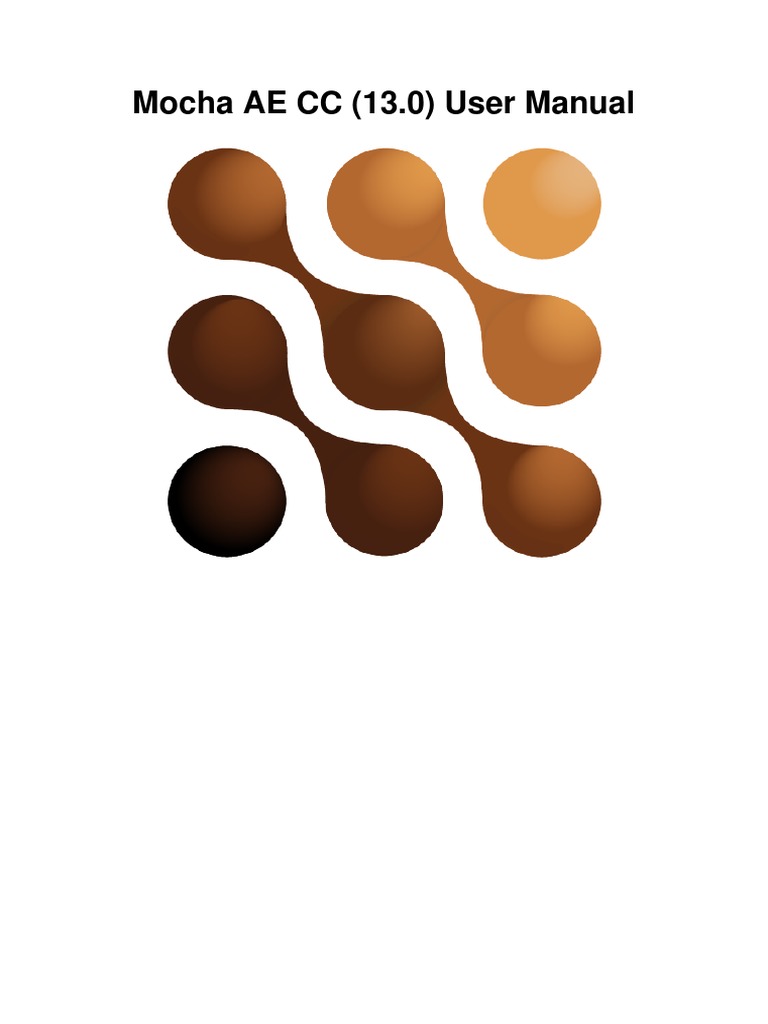 Mocha AE CC UserGuide | PDF | Computers