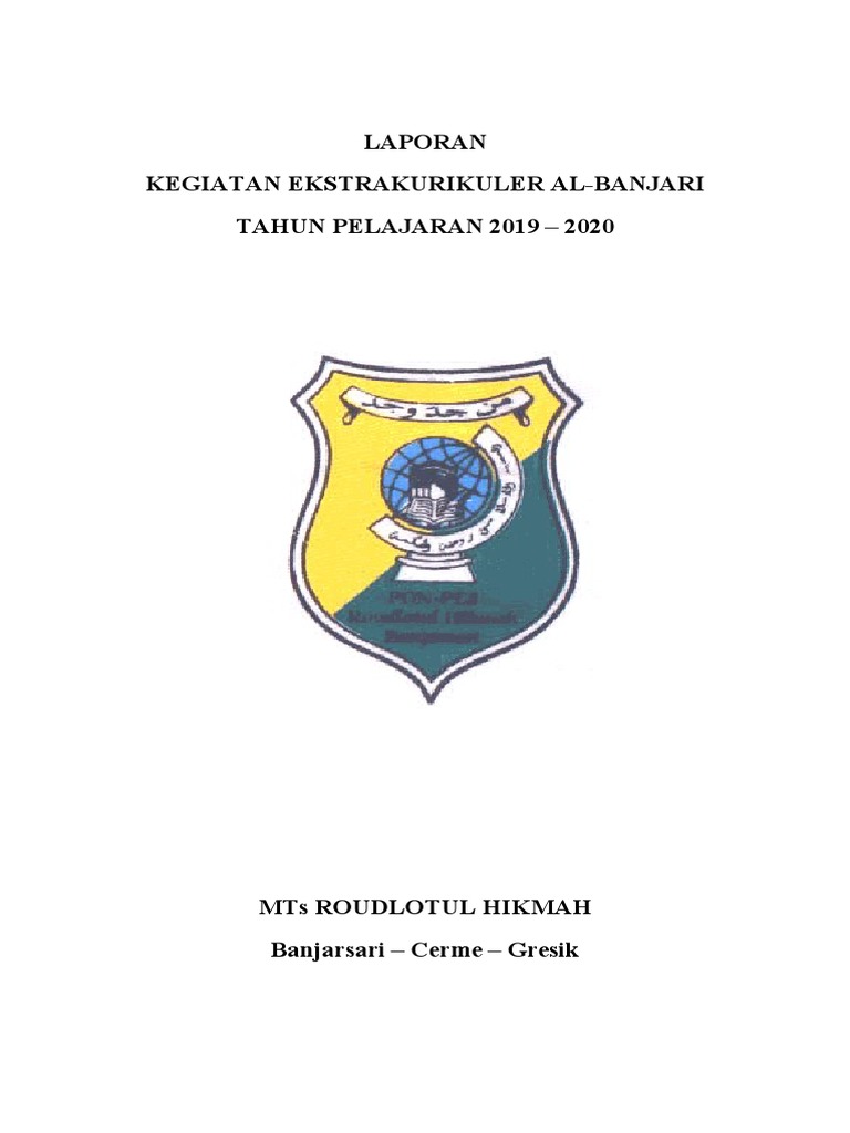 Laporan Kegiatan Ekstra Banjari 2019/2020 | PDF