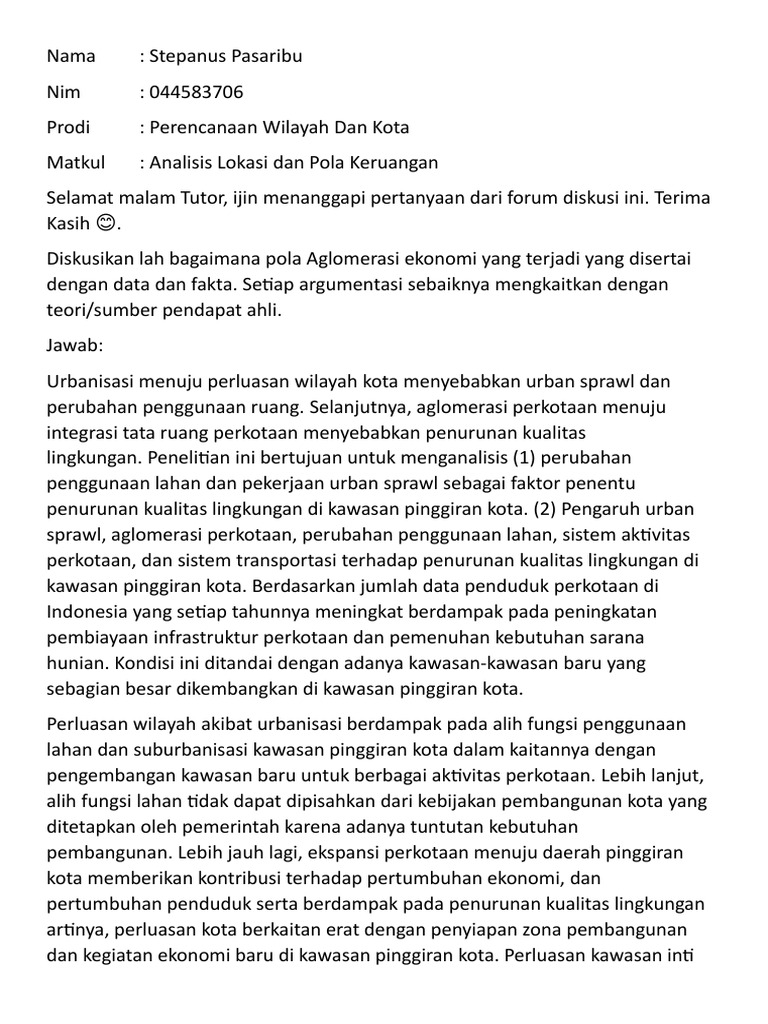 Lembaran Jawaban Diskusi Sesi 5 | PDF