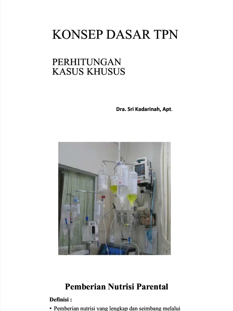 Konsep Dasar TPN Konsep Dasar TPN: Perhitungan Perhitungan Kasus Khusus Kasus Khusus | PDF