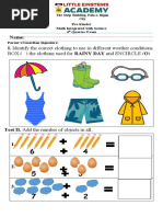 KINDER 4th Quarter Assessment | PDF