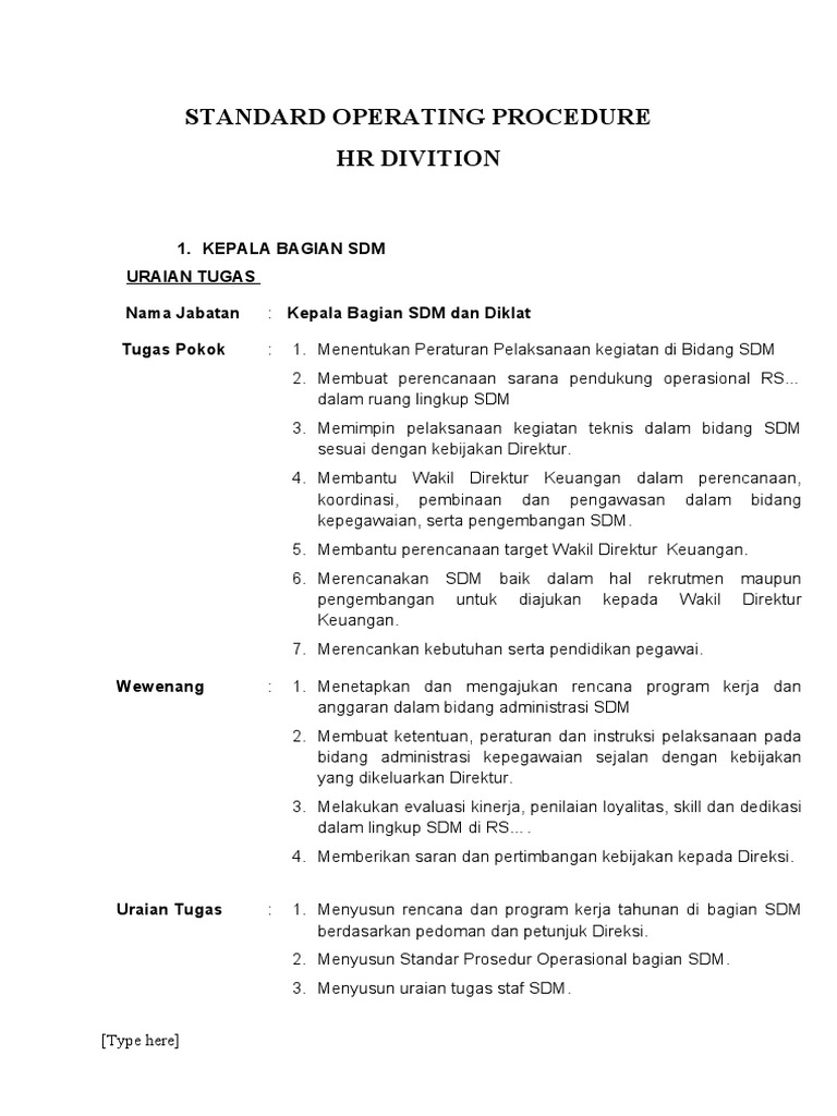 Uraian Tugas | PDF | Bisnis