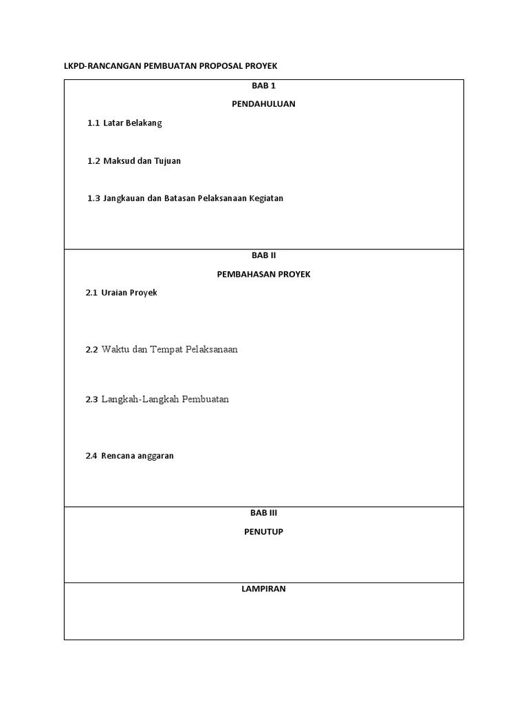 Lkpd Proposal p5 Daur Ulang | PDF