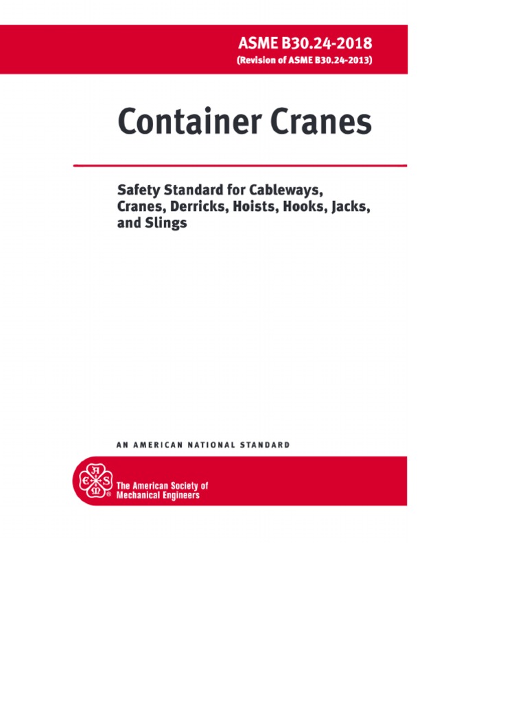 Asme B30.24-2018 | PDF