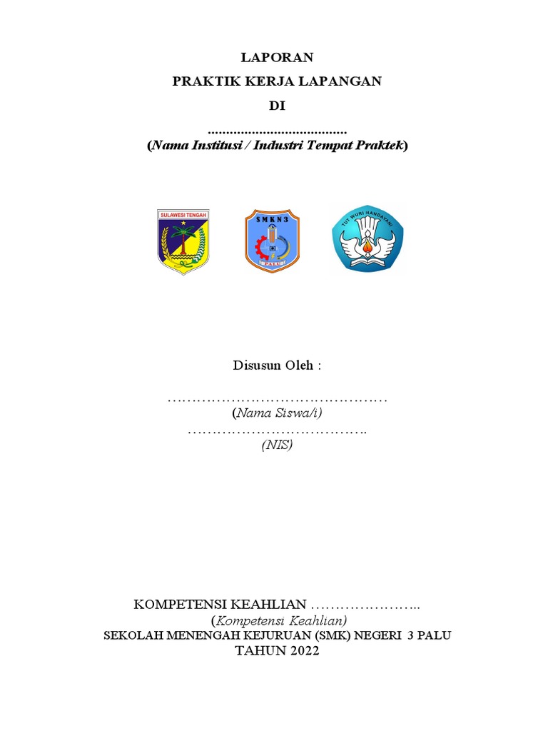 Panduan Penyusunan Laporan PKL 2022 | PDF
