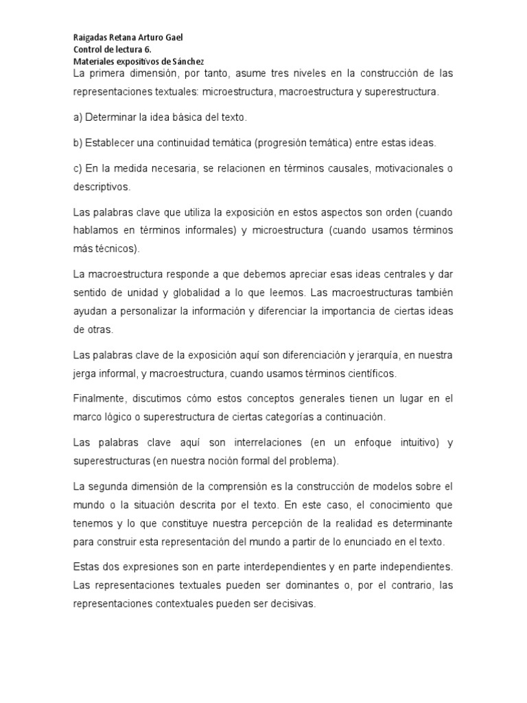 Lectura 6 de Sanchez | PDF