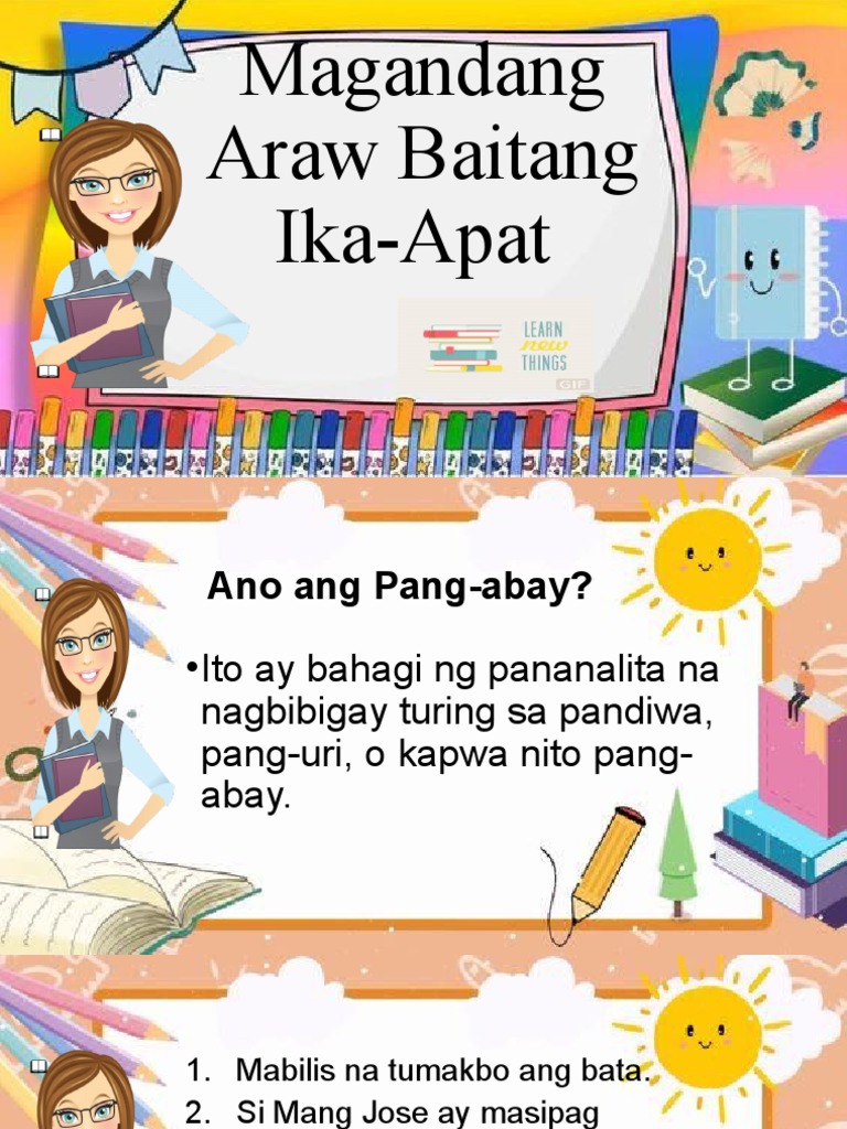 Filipino 4 (Uri NG Pang-Abay) | PDF