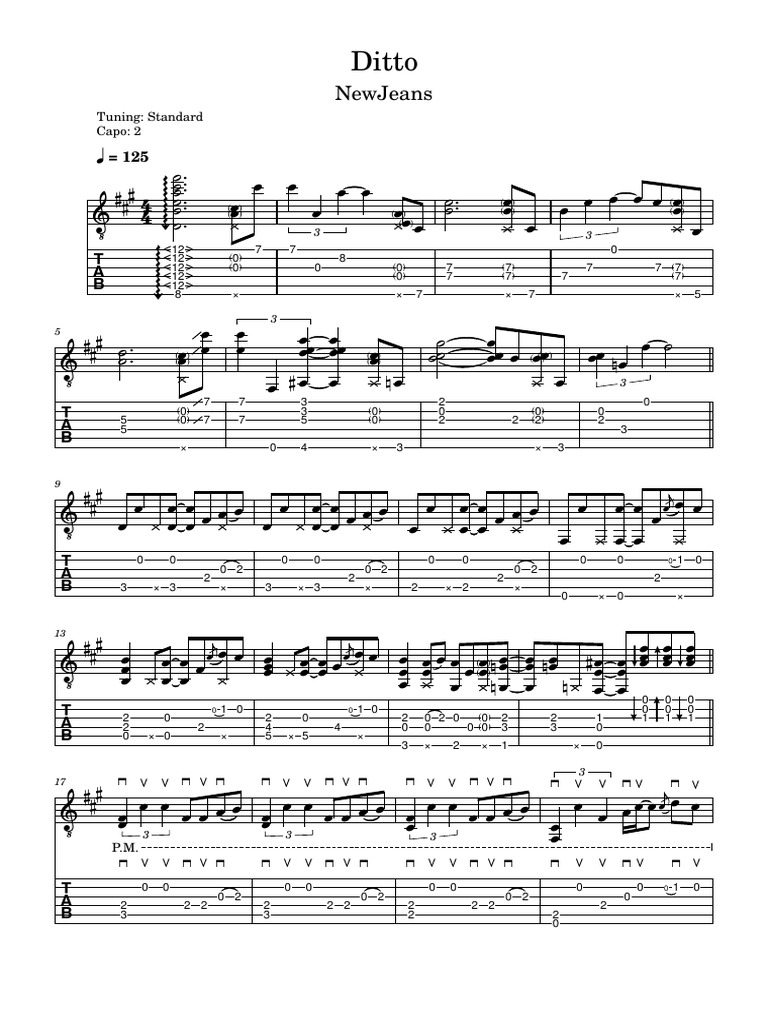 NewJeans - Ditto | PDF