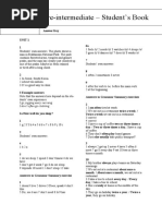 Navigate B1 Pre-Intermediate Coursebook Keys | PDF