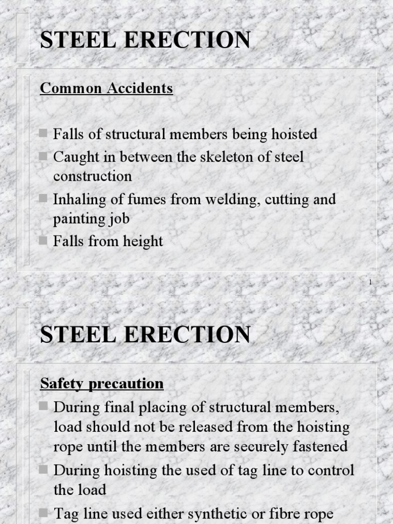 Steel Erection | PDF