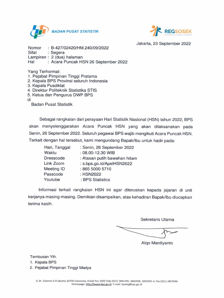 Upacara HSN 2022 | PDF