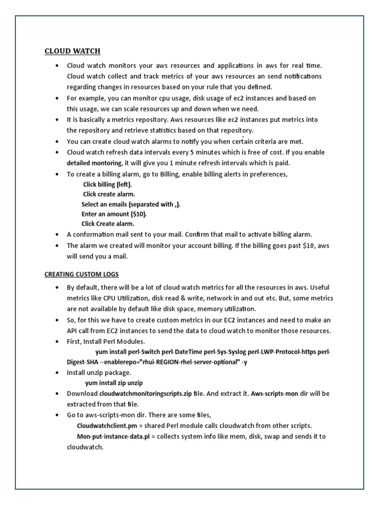 Cloud Watch | PDF | Cloud Computing | Software Development