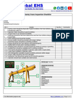 MHE Checklist | PDF | Forklift | Elevator