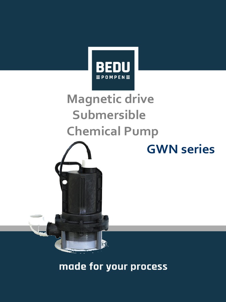 Bedu GWN Brochure en | PDF | Pump | Corrosion