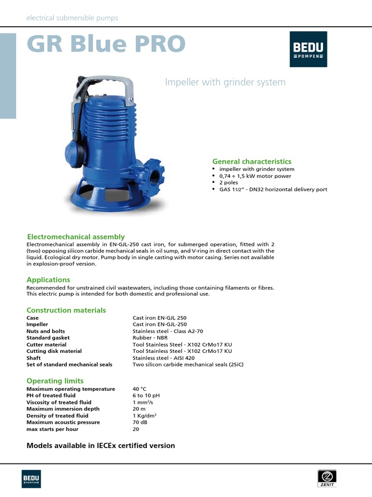 GR BluePro Brochure en | PDF | Mechanical Engineering | Manufactured Goods