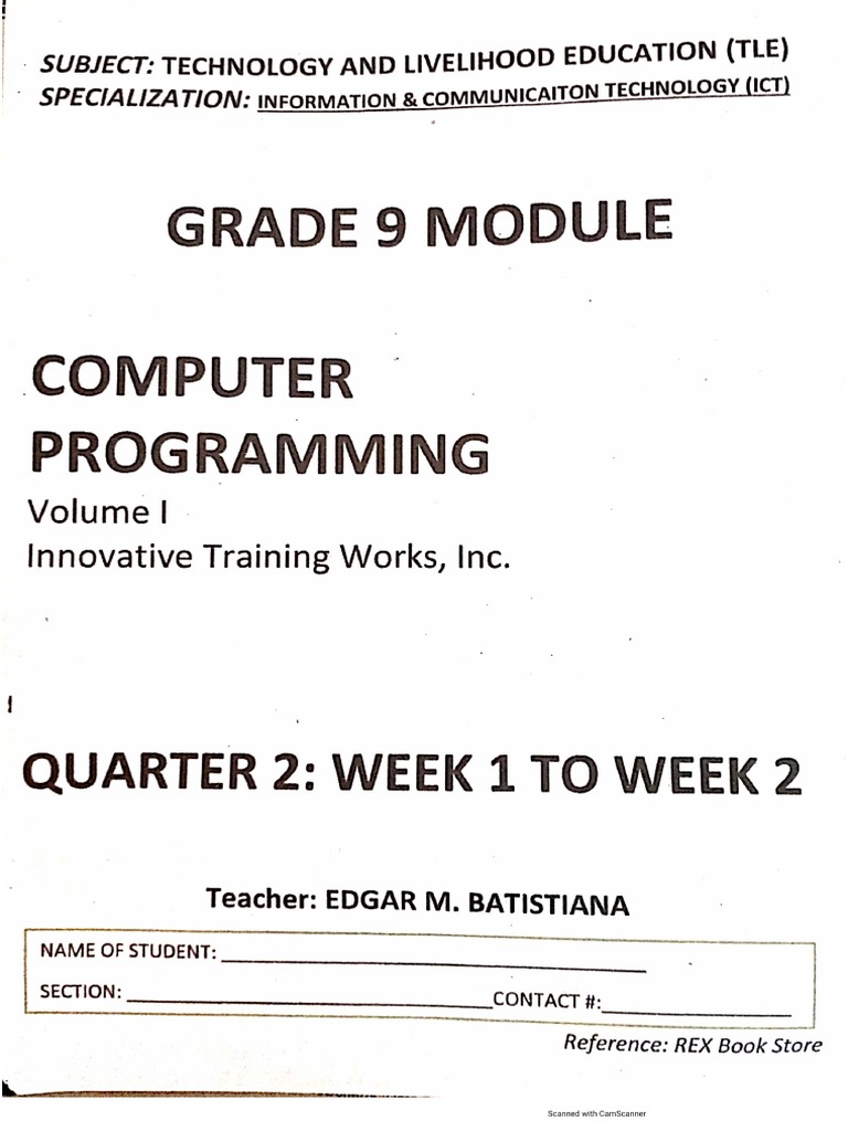 2nd Grading Week 1 2 | PDF